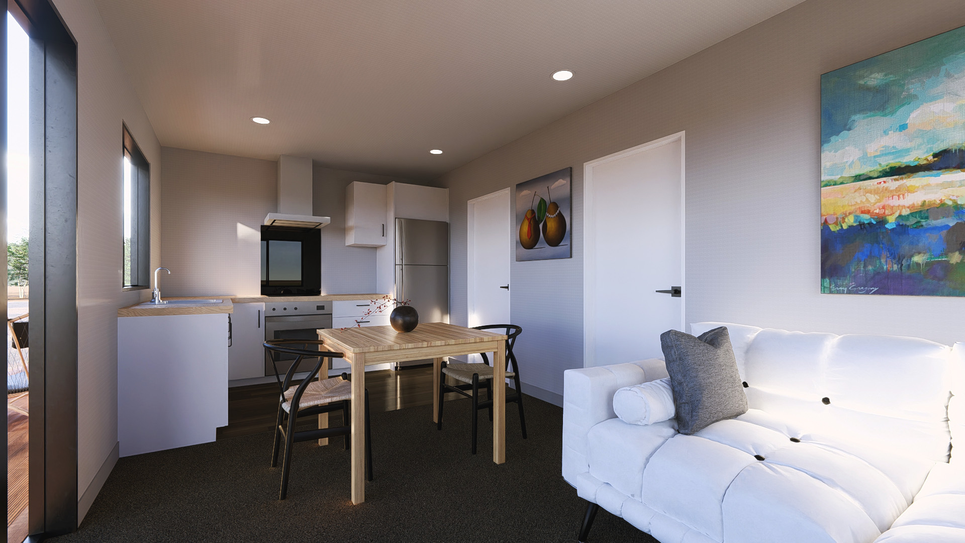 Staff Quarters Twin | 2 bedroom prefab | Genius Homes